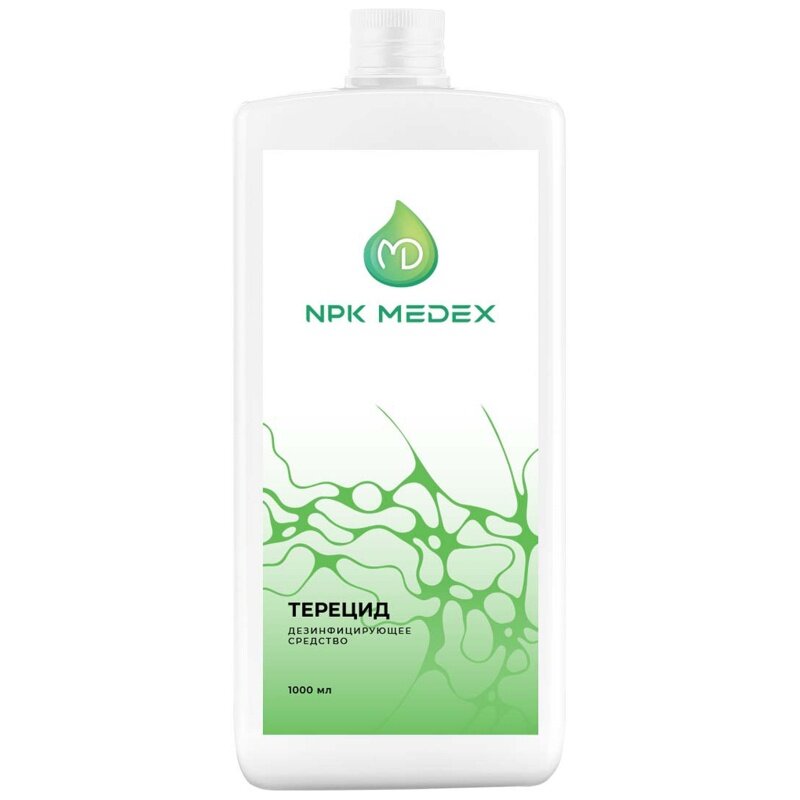 Дезинфицирующее средство терецид 1,0 л концентрат, без дозатора