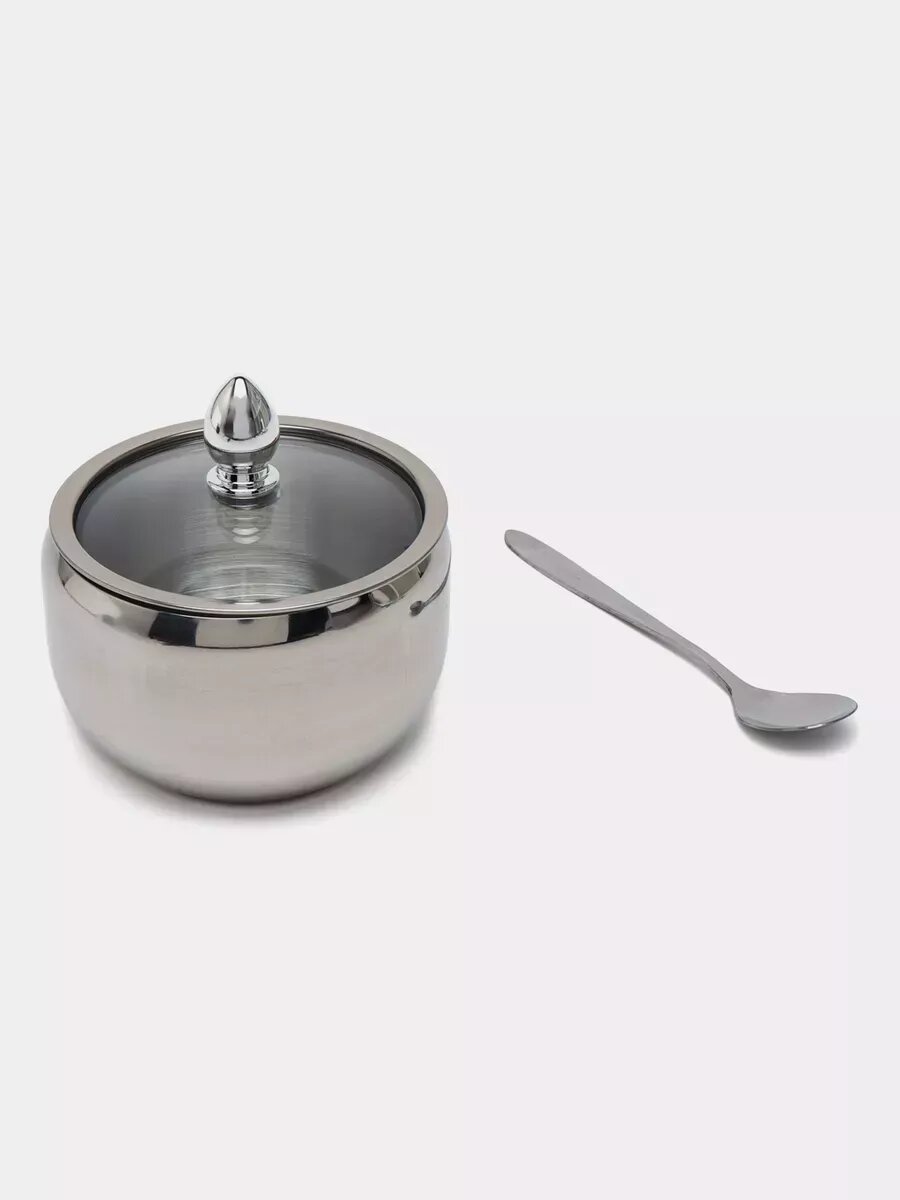 Сахарница с ложкой