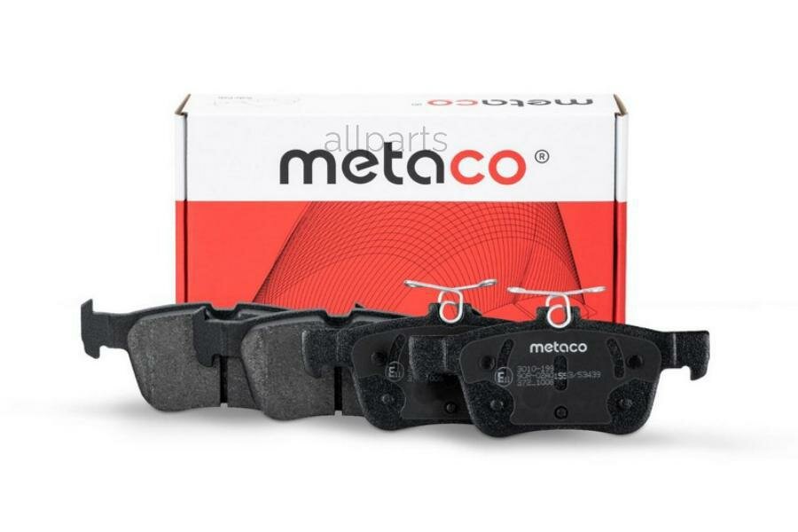 METACO 3010-199 Колодки тормозные задние дисковые к-кт