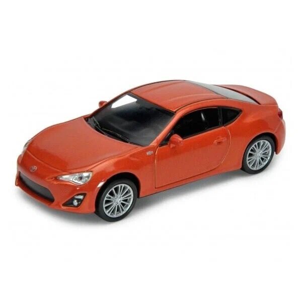 Машинка WELLY TOYOTA 86 / модель машины 1:38 с пружинным механизмом / цвет кроричневый