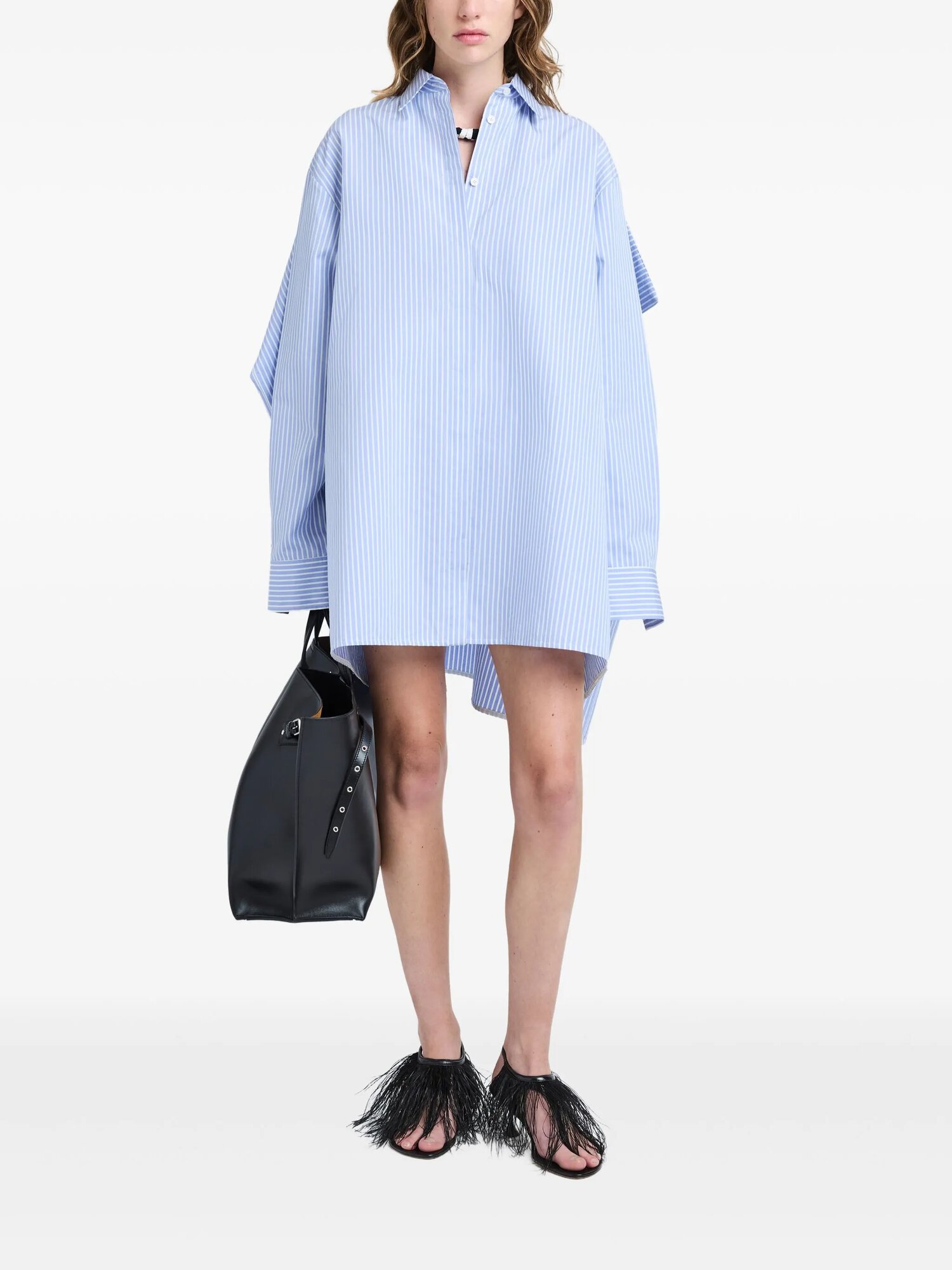 Платье Proenza Schouler White Label Isla, размер 8 US, синий — фото 1
