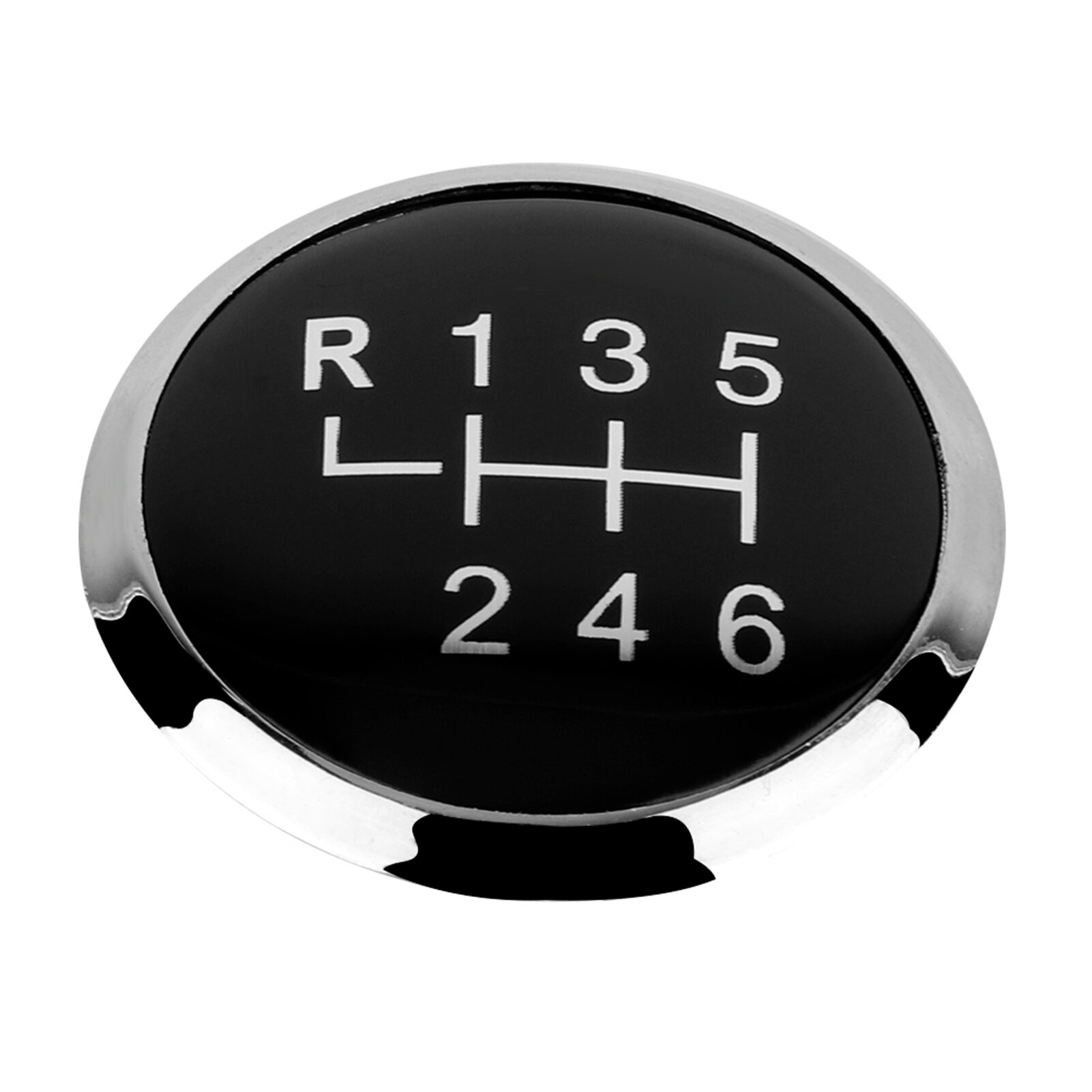 Отделка Ручки Переключения Передач, 6-Ступенчатая Эргономичная Легкая Противоскользящая ABS Пластиковая Головка Переключения Передач для Автомобиля