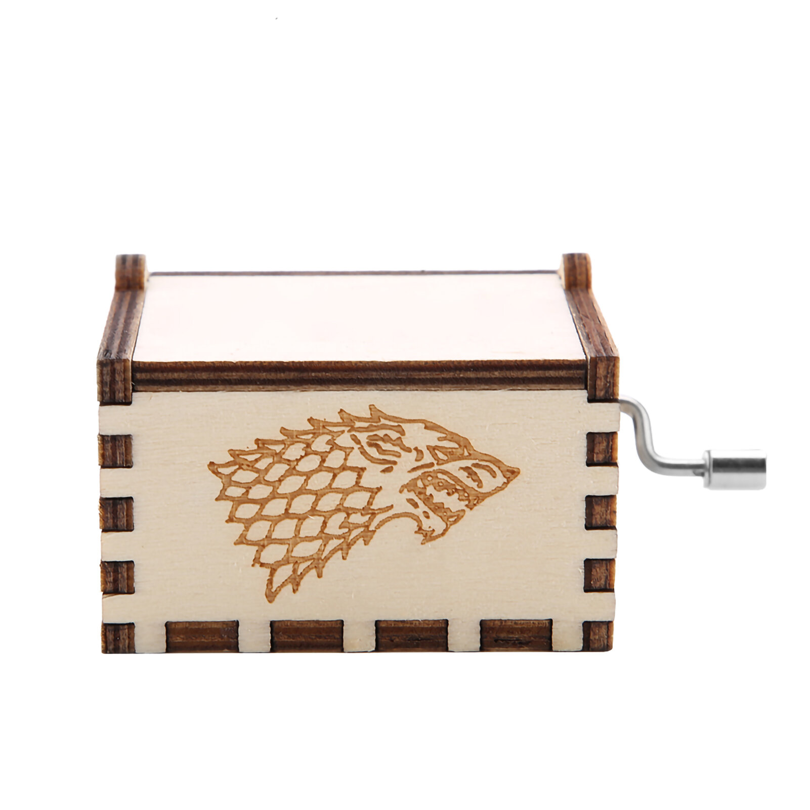 1 шт. Деревянная резная музыкальная шкатулка с ручным заводом, механическая классическая поделка, подарок на день рождения