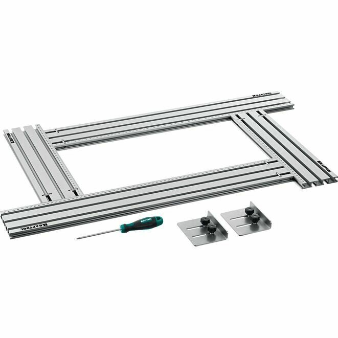 KRAFTOOL Шаблон фрезерный в комплекте с 2 упорами KRAFTFLEX MFS-400-700 мм, 4шт.