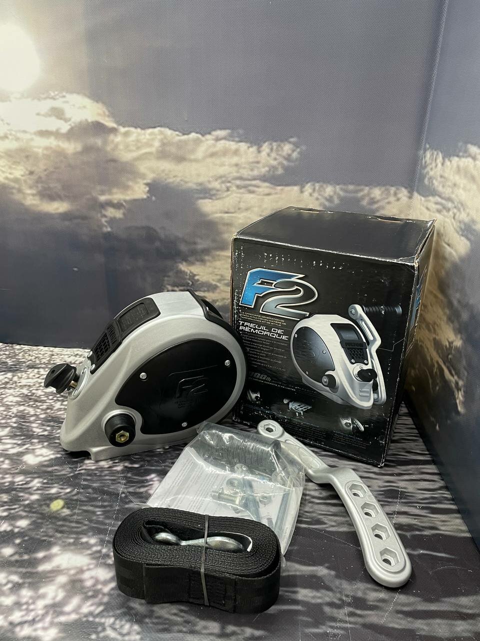 Прицепная лебедка Fulton F2, 2000 фунтов(908 кг). с ремнём