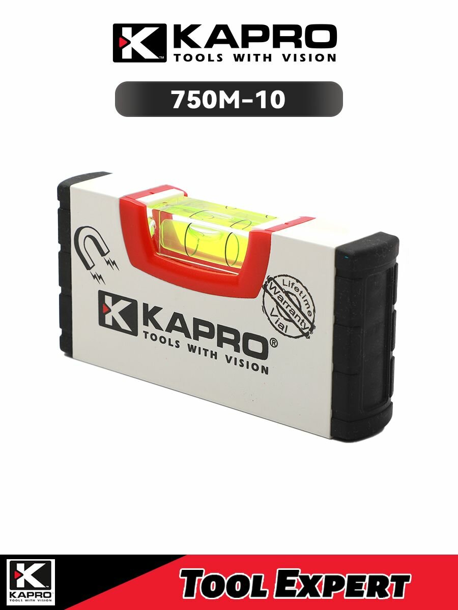 KAPRO спиртовой уровень портативный магнитный уровень из алюминиевого сплава 10 см