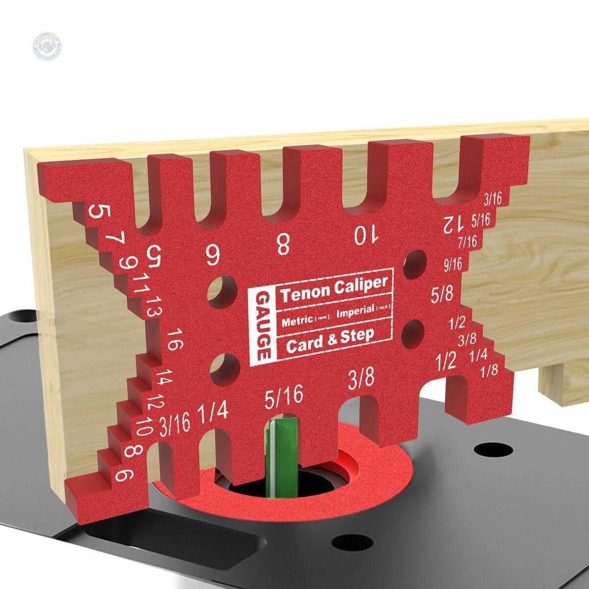Штангенциркуль для шипов ласточкин хвост, алюминиевый шаблон-глубиномер для точных соединений и настройки пилы, универсальный аксессуар для линейки и угольника