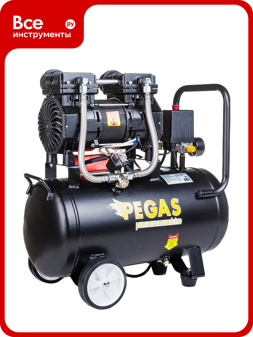 Малошумный компрессор Pegas pneumatic PG-802 проф 6620