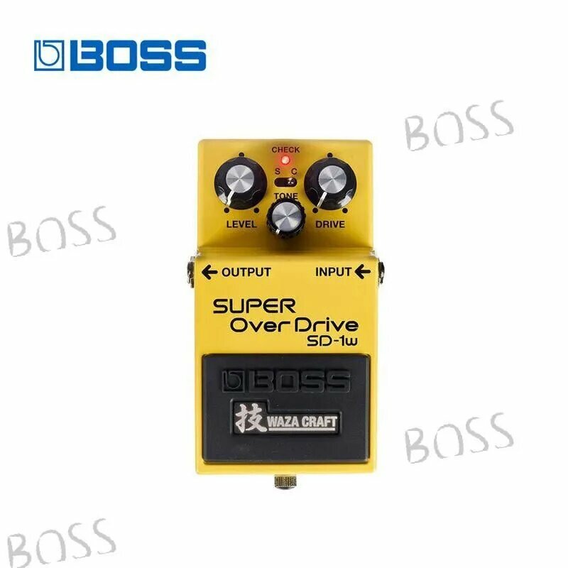 Boss SD-1W Эффект Waza Super Overdrive Boss SD 1WПедаль гитарного усилителя