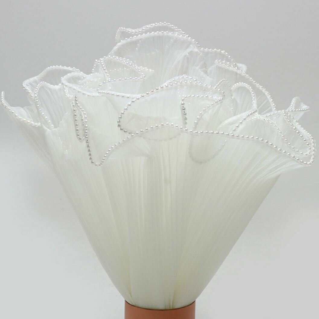 Гофрированная флористическая бумага для упаковки букетов, подарочная упаковка рулон 28x400 см, декоративная обертка для цветов и подарков