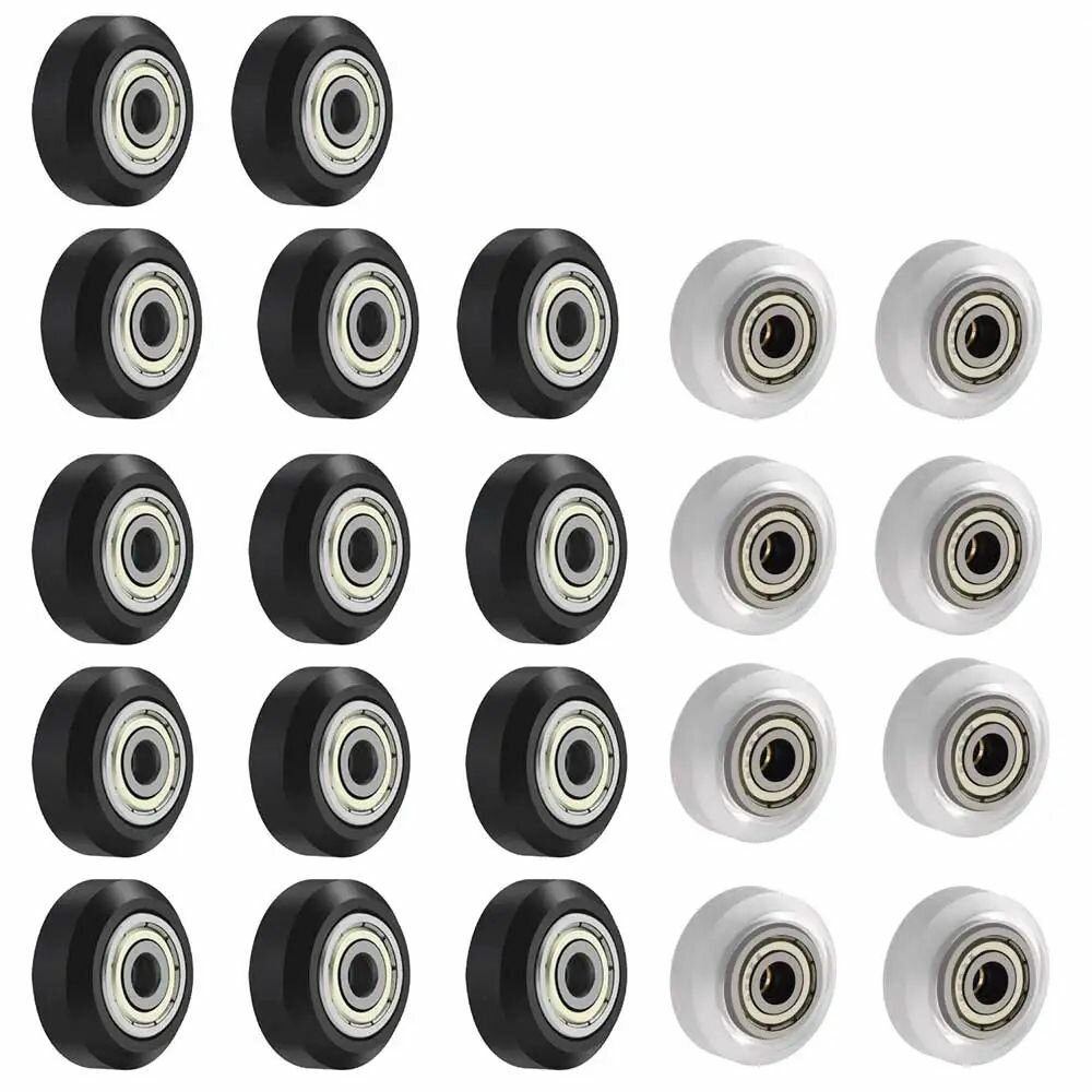 Колесо из полиоксиметилена (POM) с линейным подшипником 625ZZ, пластиковый шкив для 3D-принтера Ender 3 CR-10, запчасти для лазерного гравера.