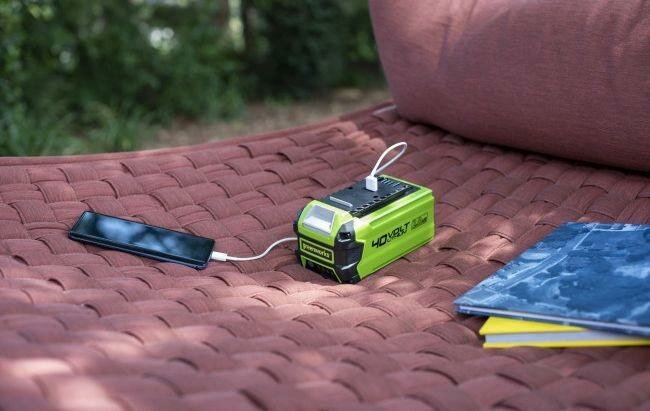 Батарея для инструмента GREENWORKS аккумуляторная 40 В, 2 Ач Li-Ion (2939407)