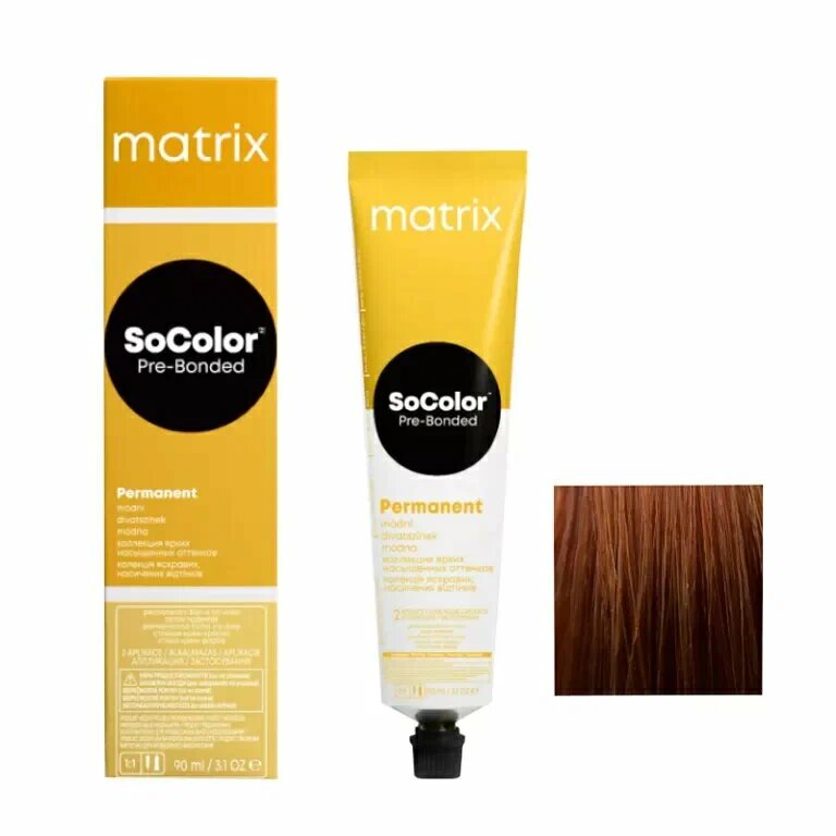 Краска для волос Matrix "SoColor Pre-Bonded" 7CG, стойкая, защита во время окрашивания