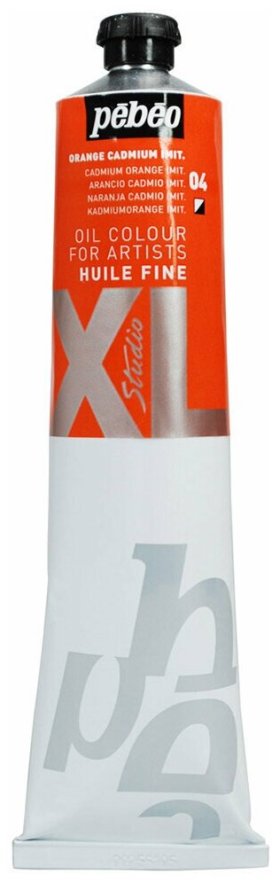 Краски масляные PEBEO XL 200 мл 200004 кадмий оранжевый