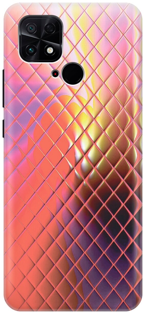 Силиконовый чехол Розовая рептилия на Xiaomi Poco C40 / Сяоми Поко С40