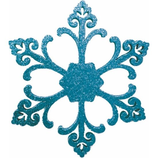 Елочная игрушка Neon-night 502-372 Снежинка Морозко синий 66 см