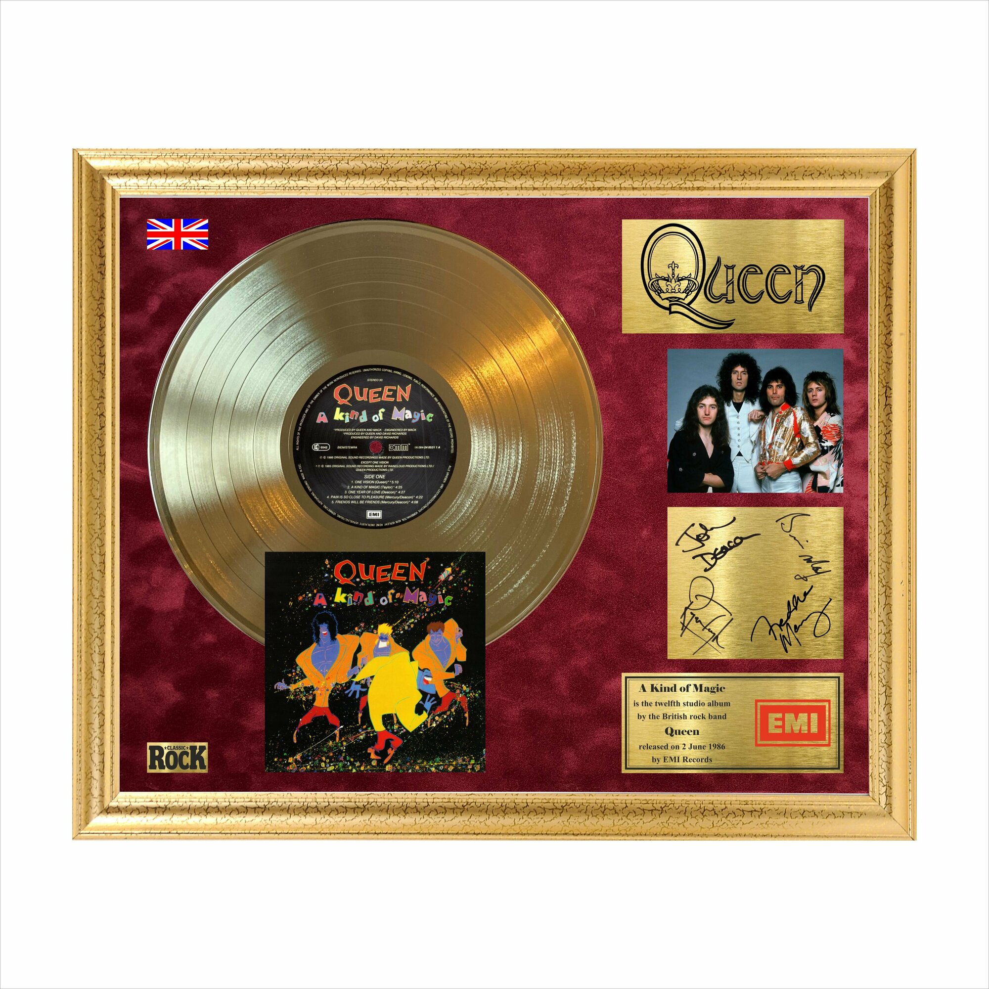 Queen a king of magic подарочный диск в рамке