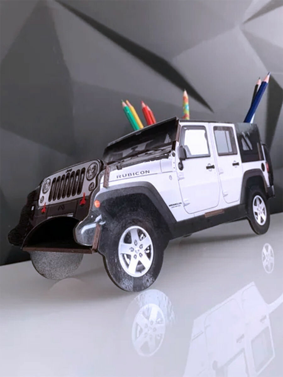 Подставка для канцелярских принадлежностей "Jeep машинка"