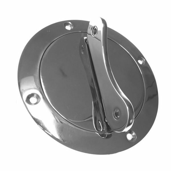 Лючок палубный Deck Plate, нержавеющая сталь без ключа HAICE