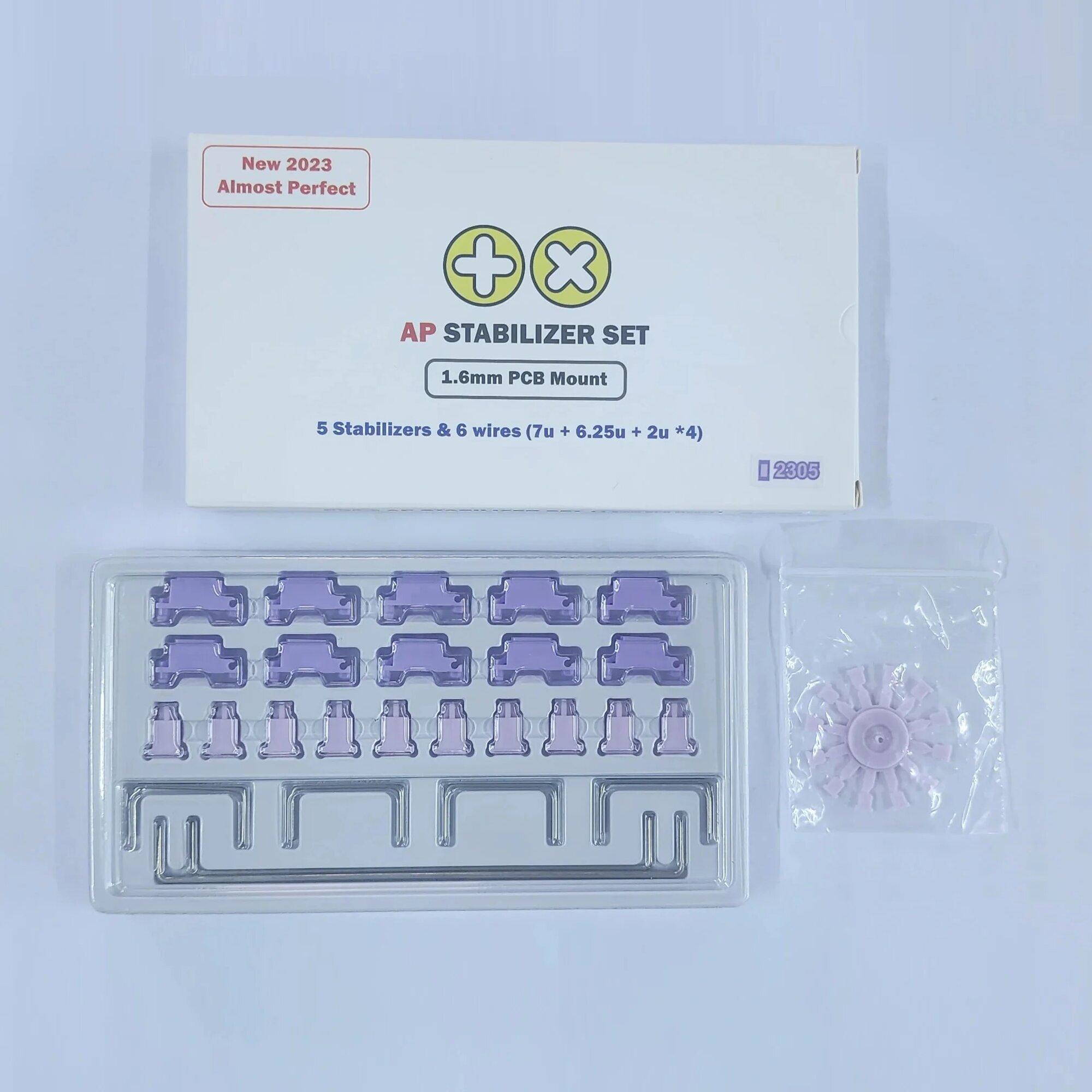 Стабилизаторы для клавиатуры AP Set 1.6mm Purple