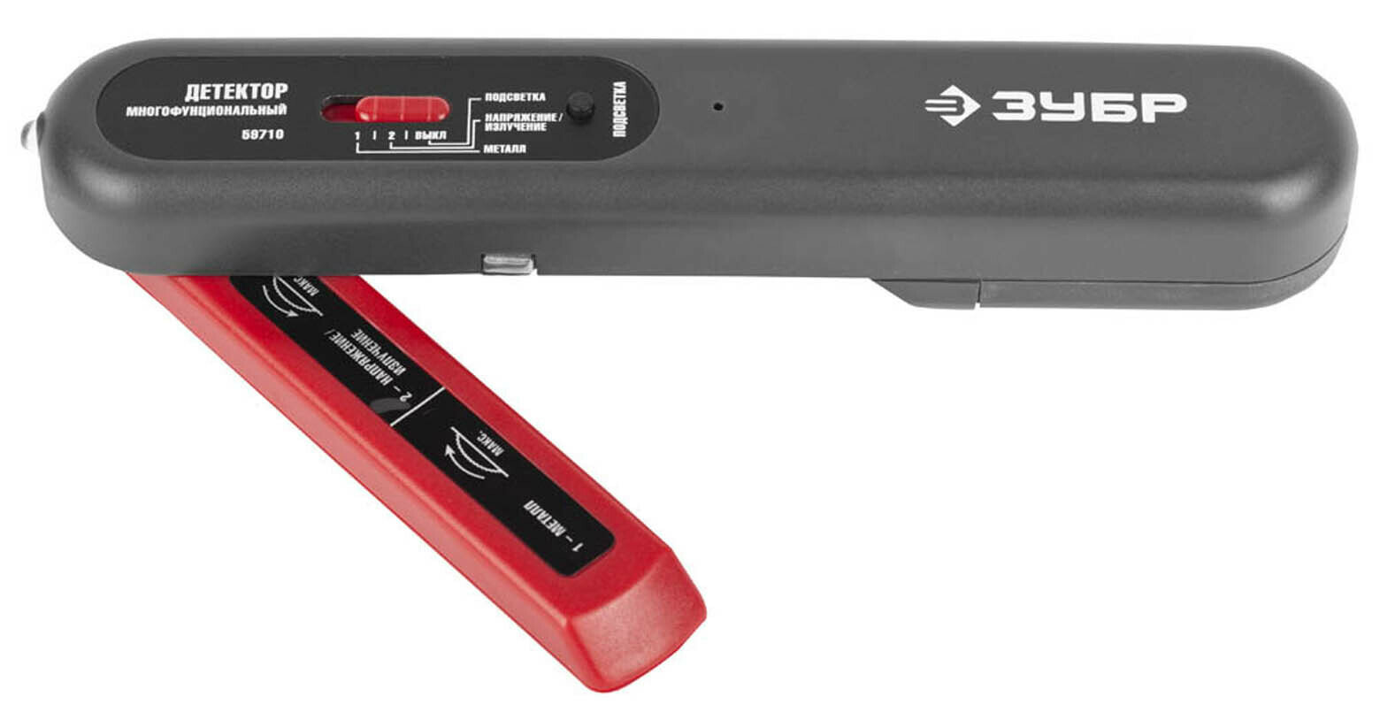 Тестер многофункциональный ЗУБР 6-36 В, металл 50 мм, проводка под напряжением 50 мм,