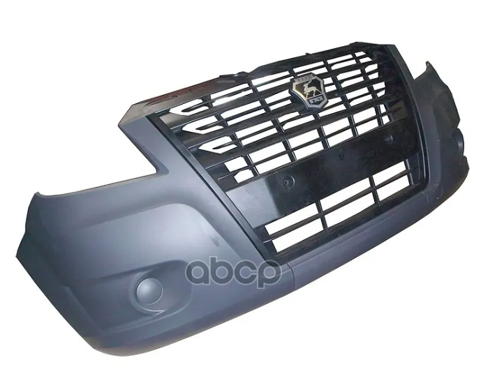 Бампер передний с решеткой под ПТФ комплект ГАЗель nextлуидор GAZ арт. A21R23-2803012-10