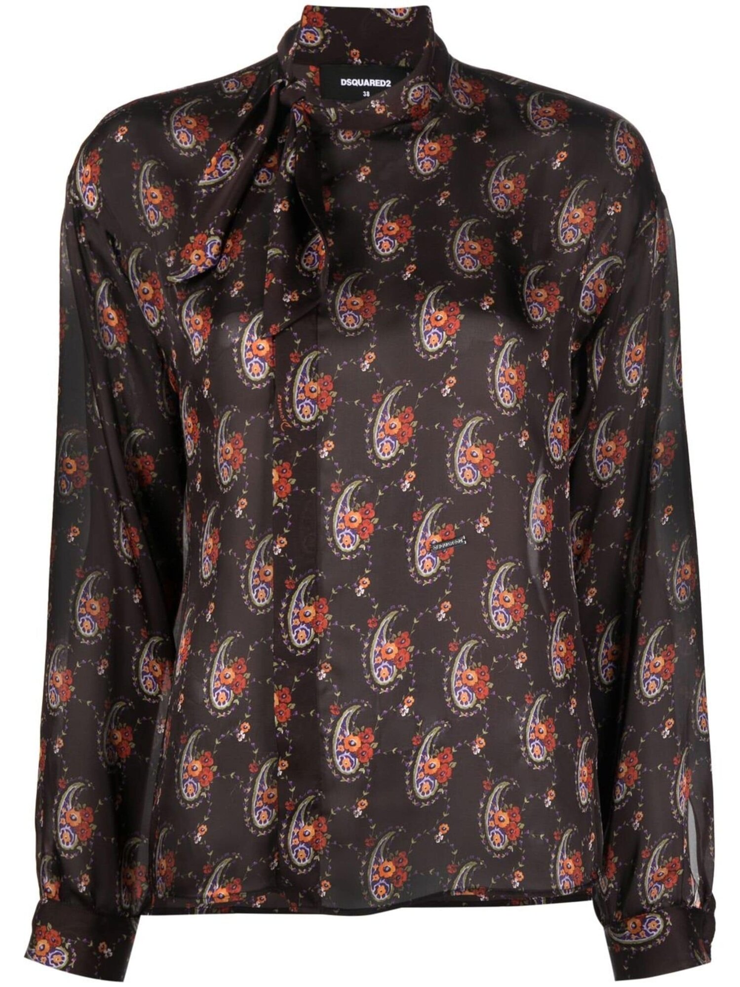 Блуза Graphic-print blouse