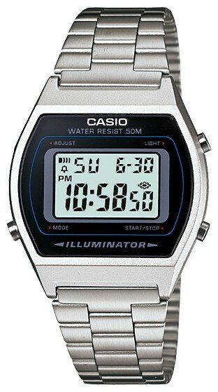 Наручные часы CASIO Vintage, серебряный/черный
