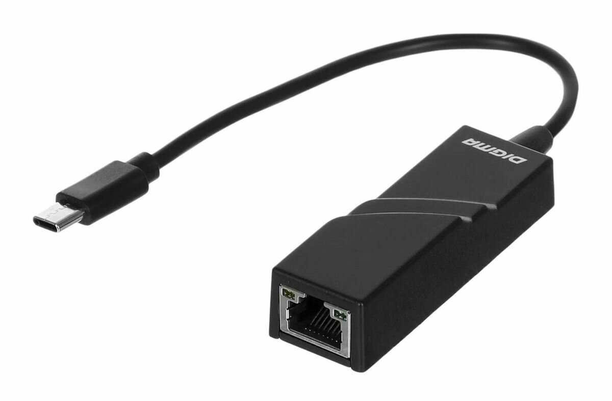 Сетевой адаптер Digma D-USBC-LAN100 USB Type-C