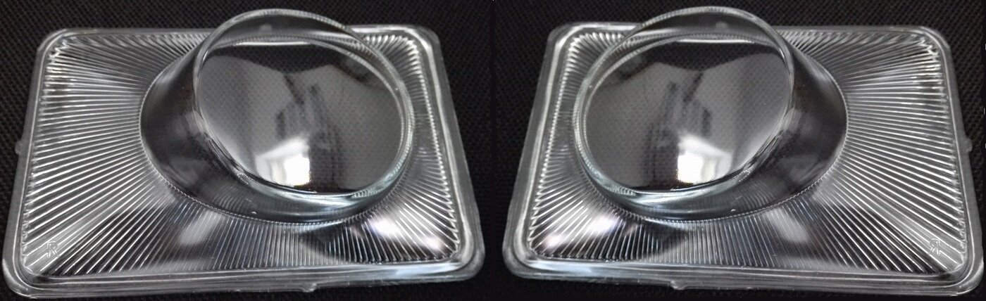 Стекло противотуманной фары Opel Astra H, Opel Zafira B комплект 2шт, левое и правое