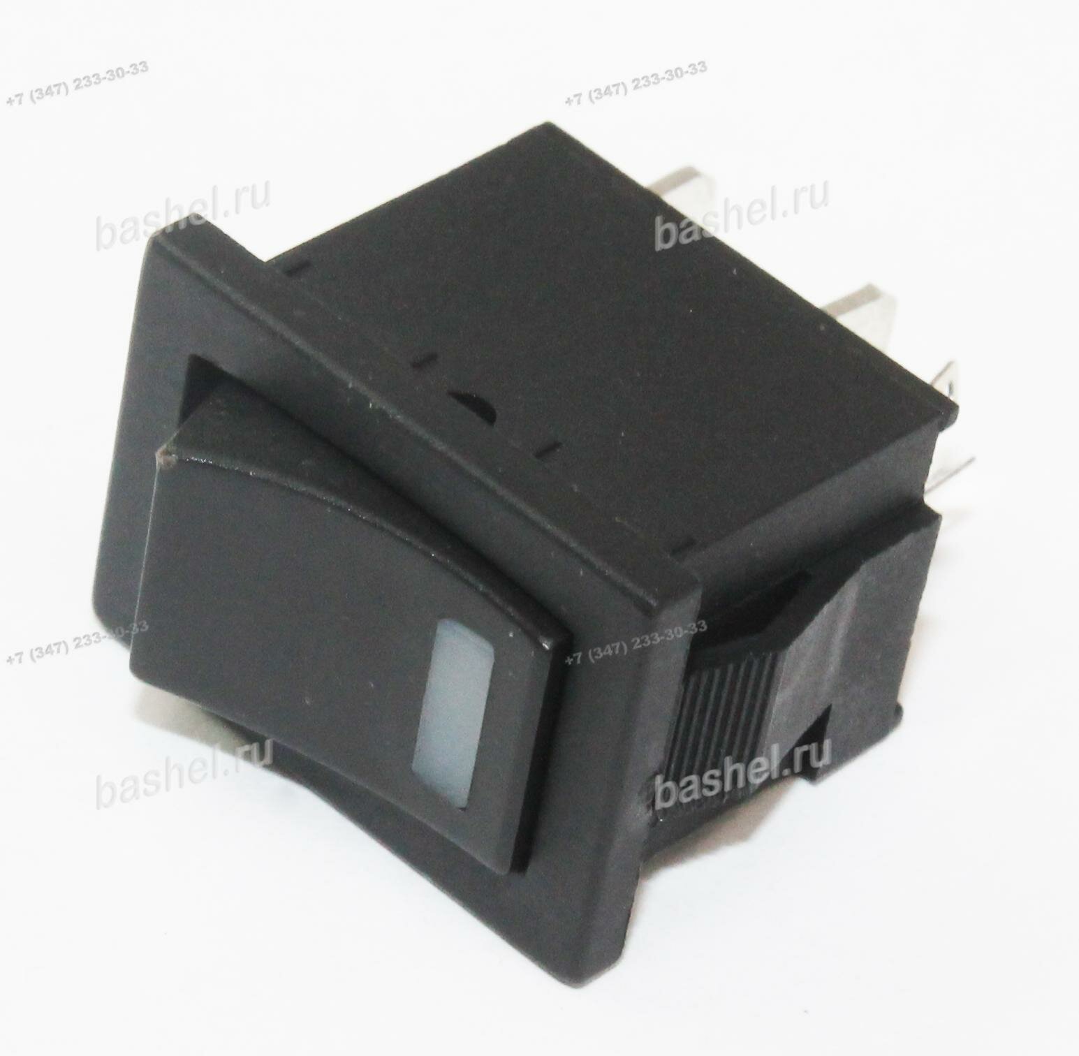 Выключатель MIRS-101-3, с подсветкой led--2V 3PIN ON-OFF, красный