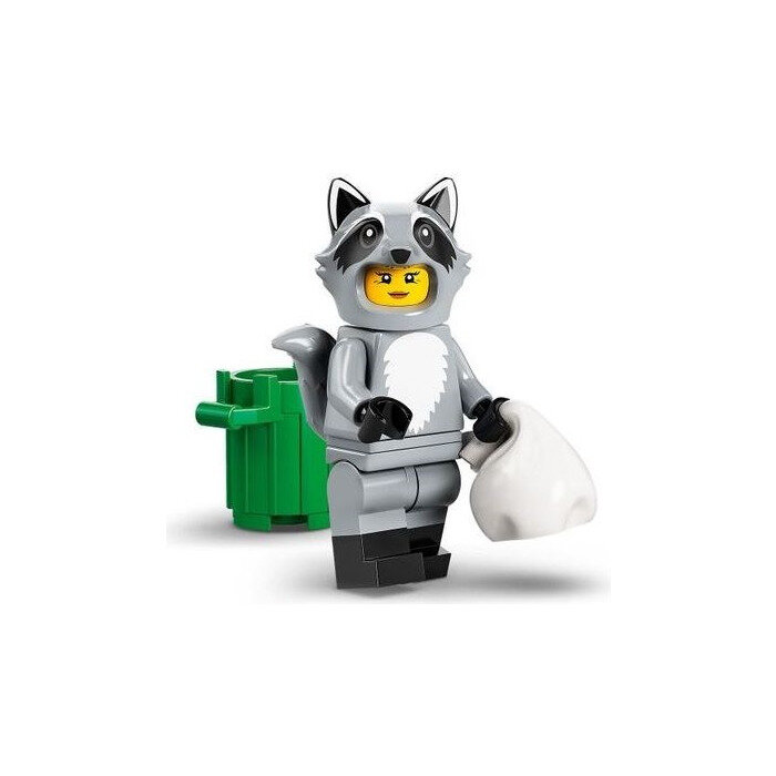 Конструктор LEGO Minifigures 22 серия Девочка в костюме енота (71032-10), 9 дет.
