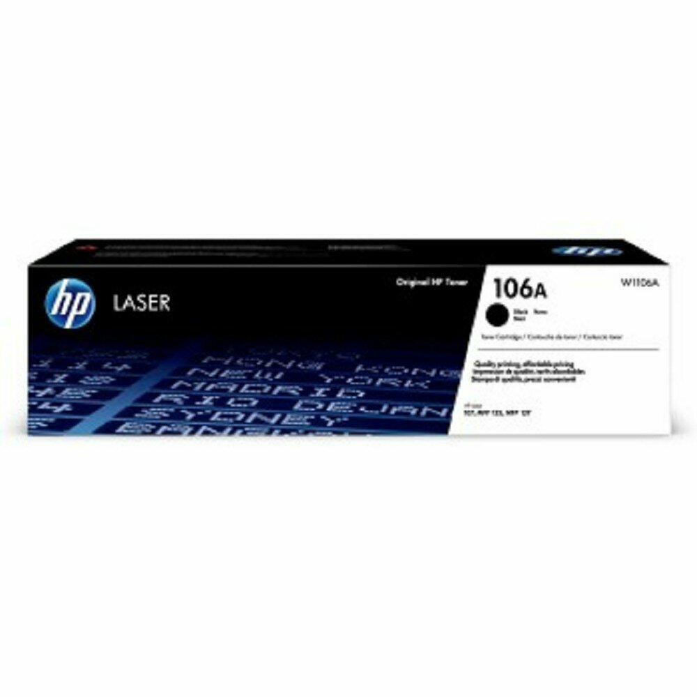 Картридж HP W1106A, Черный