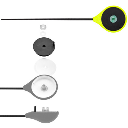 Удочка-балалайка зимняя Salmo HANDY ICE ROD 24см желтая