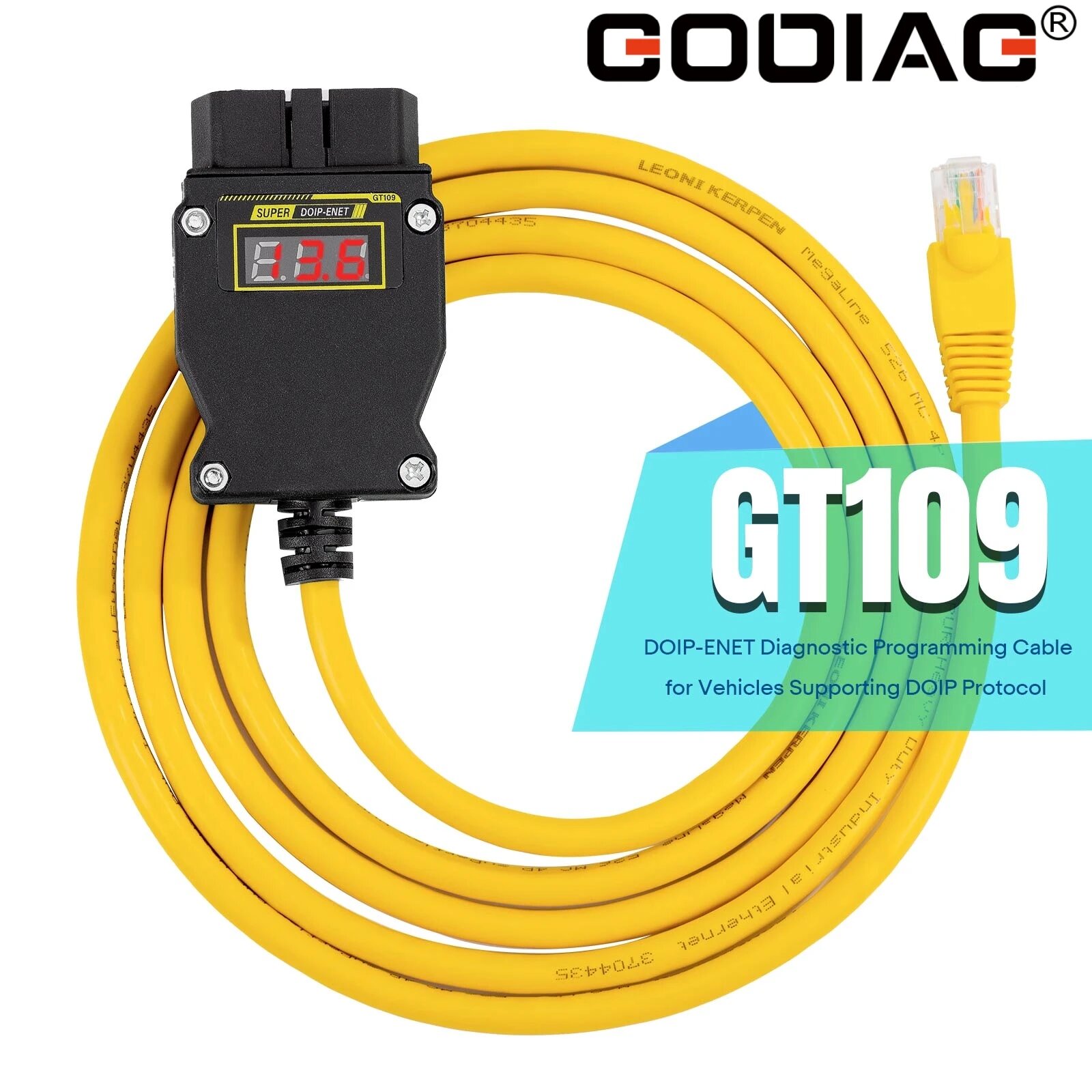 Диагностический кабель GODIAG GT109 для автомобилей с поддержкой протокола DOIP