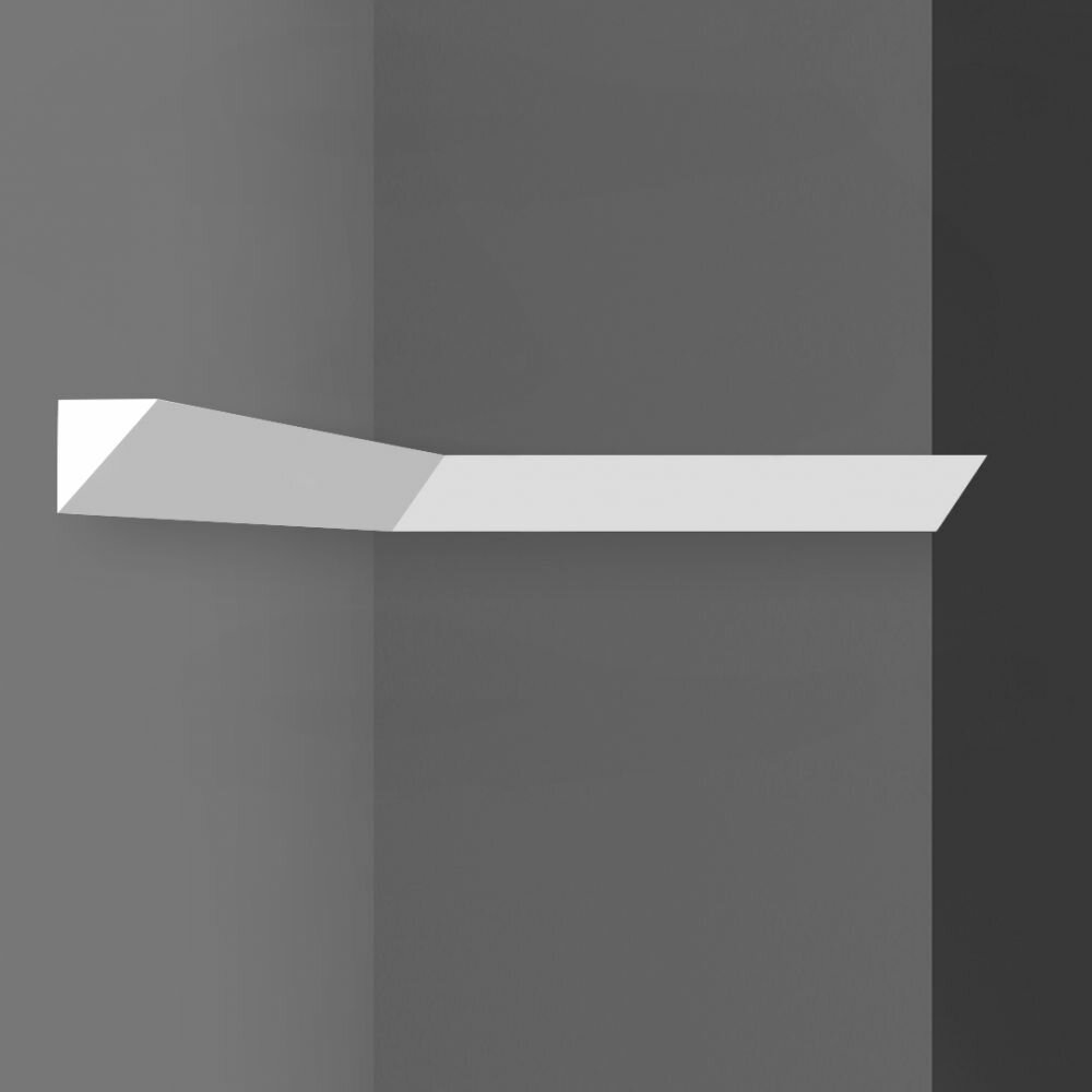 Молдинг Гладкий Decomaster D510ДМ В20хШ20хД2900 мм / Декомастер.