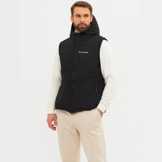 Жилет Huntsman Фристайл, демисезонный, ткань Канада, черный, 44-46/170