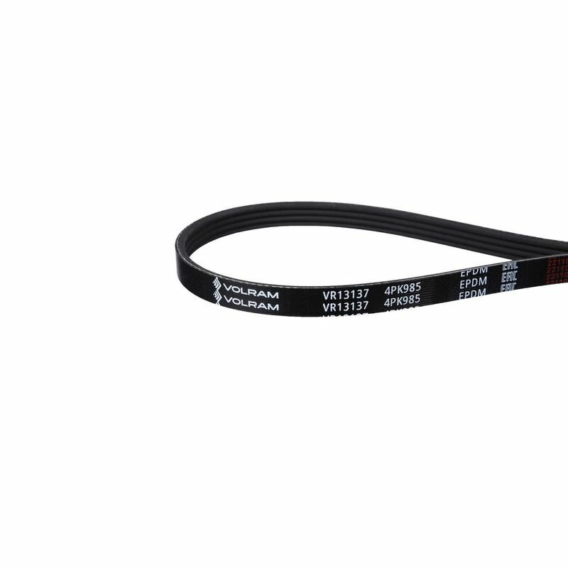 Ремень поликлиновой 4PK985 для а/м PEUGEOT 205, FIAT Ducato, FORD Escort, VOLRAM VR13137