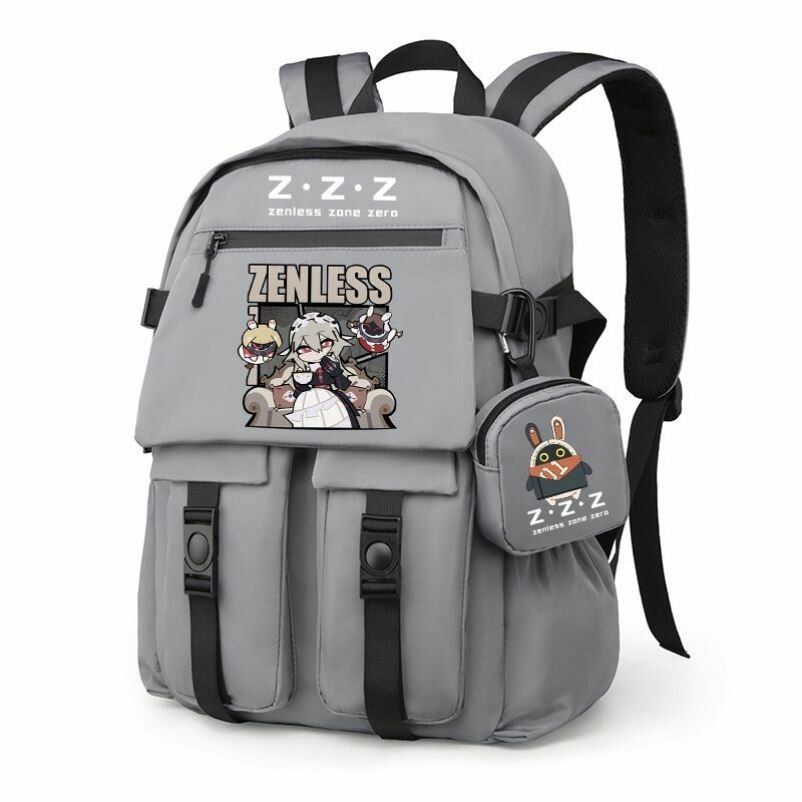 Аниме Рюкзак Zenless Zone Zero Рюкзак Школьный, Подростковый, Молодежный
