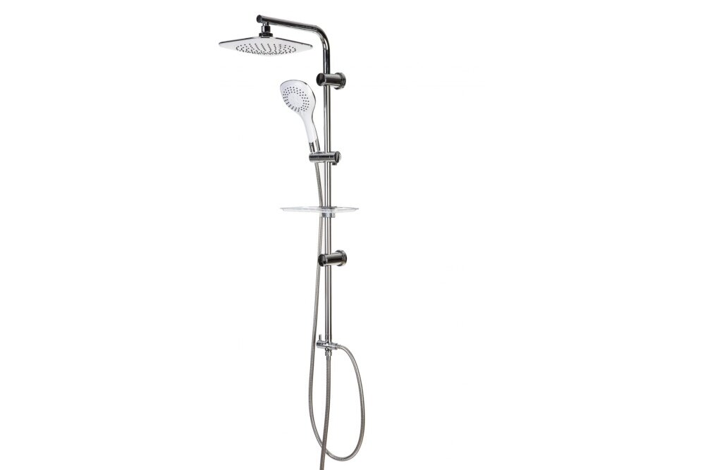 Стойка душевая c двумя лейками к смесителю. арт. Н-1742_ (Круглые лейки) сантаком (Артикул: 4100016008)