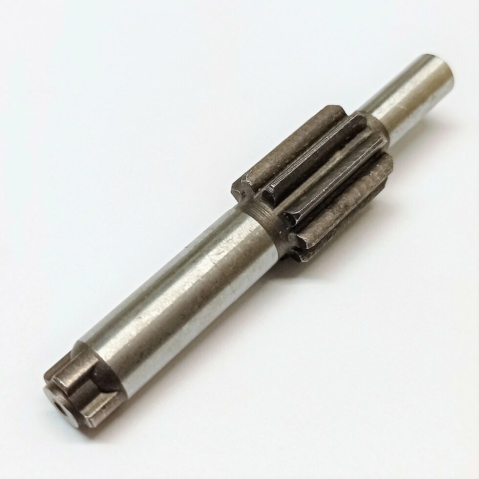 Вал шестерня Калибр перфоратора ЭП-800/26 ЭП-1000/26 ЭП-800 Z=9 ф7х13,5мм L=75,5мм