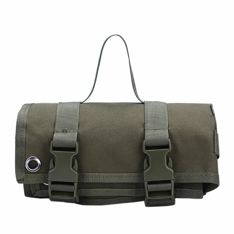 Портативный коврик для стрельбы 6,6x2,5 футов, свернутый нескользящий складной кемпинга на открытом воздухе