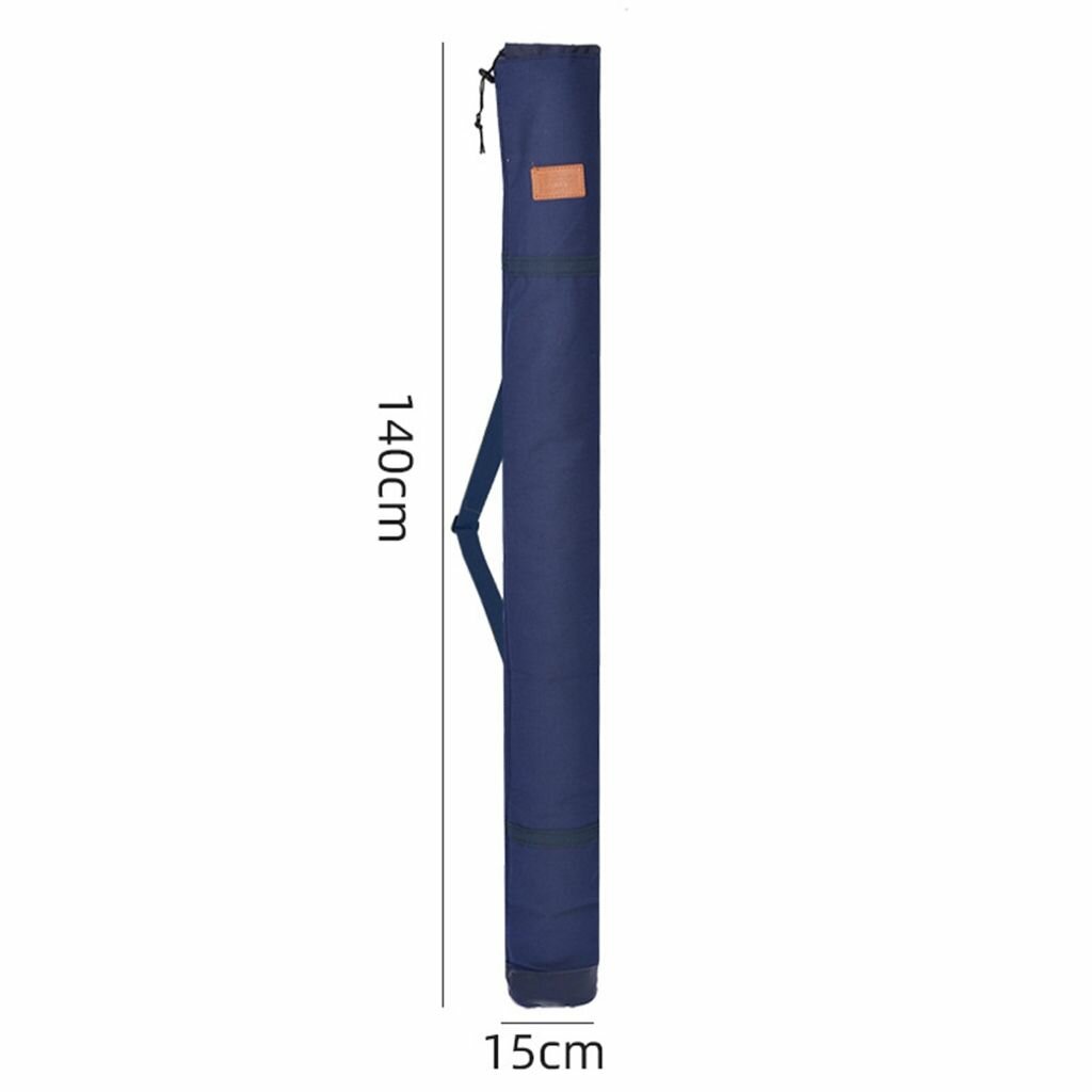 Инструменты для рыбалки, Холщовый чехол для удилищ - темно-синий - 140 см, один,
