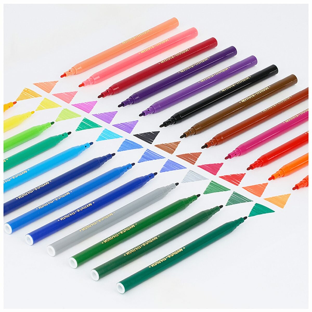 Набор фломастеров 24 цвета Мульти-Пульти "Енот в Италии" (линия 1-2мм, смываемые) блистер (WP_10730), 12 уп.