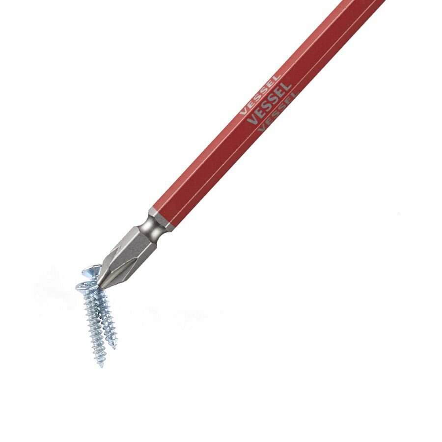 Китайские пользователи рекомендуют-VESSEL, Набор сверл для одностопорных винтов с крестообразной головкой, PH/SL, магнитная сталь S2, 1/4 дюйма, 10 шт, GS10P-01 Топ продаж