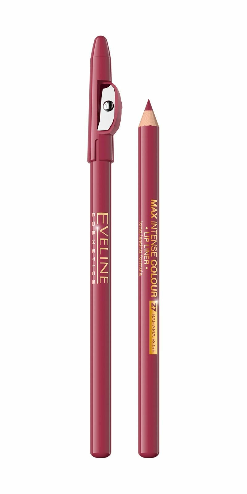 EVELINE Карандаш для губ Max Intense Colour контурный, 7 г, 27 Bahama Rose