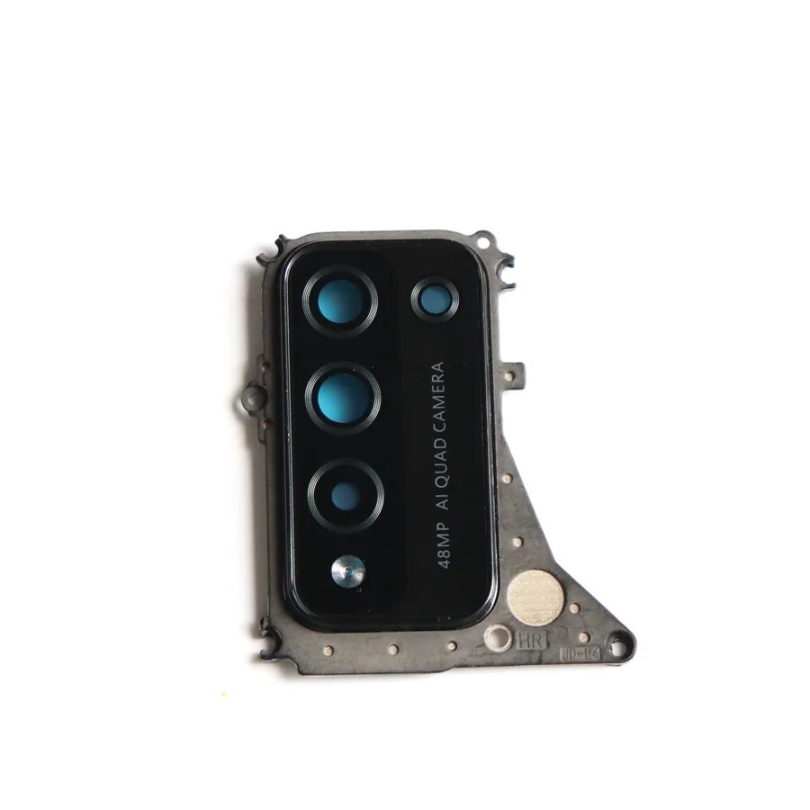 Запасное стекло для объектива задней камеры Huawei Honor 10X Lite, стекло для камеры с рамкой, запасные части для ремонта Black Frame W Glass