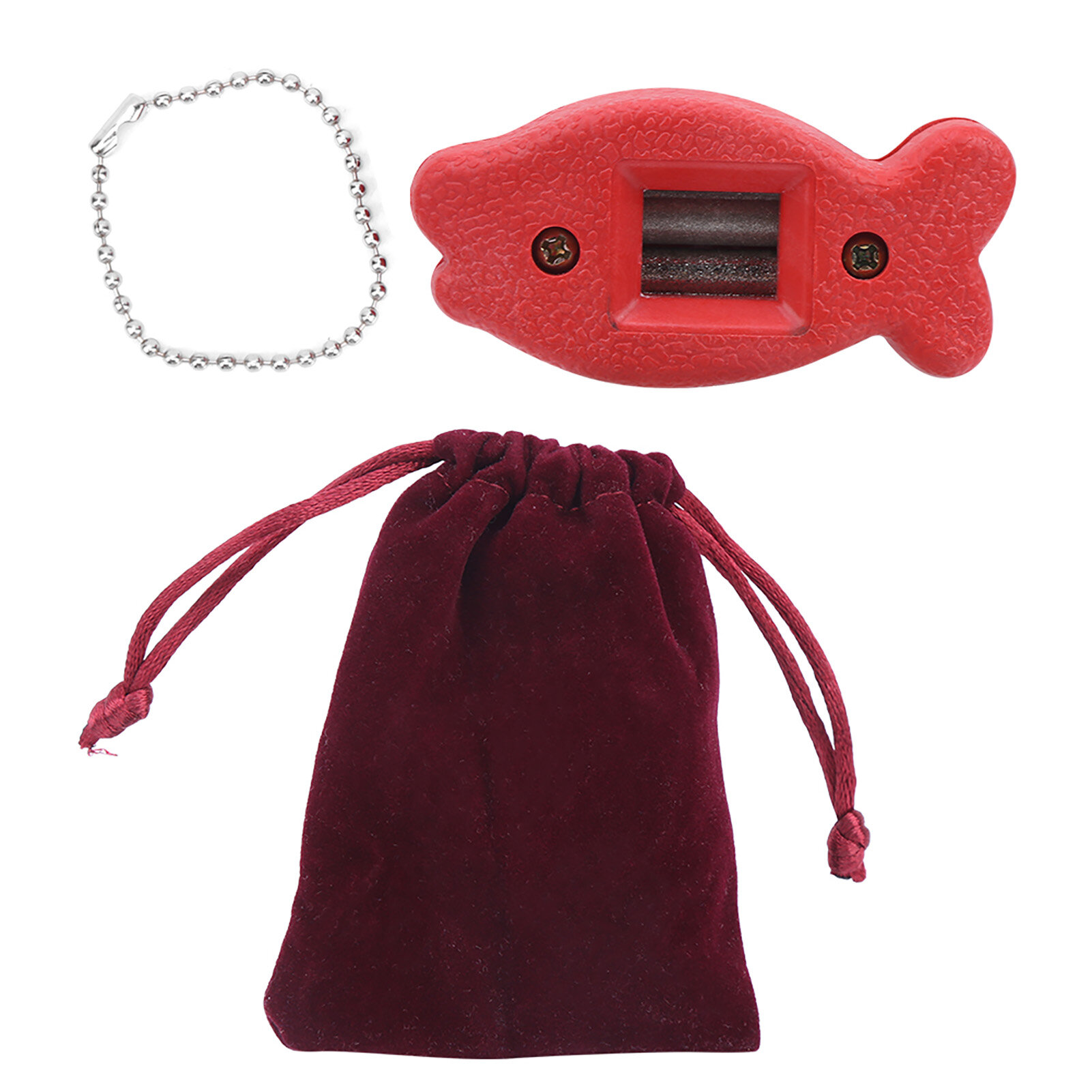 Точилка для хоккейных коньков, инструмент для заточки коньков, кондиционер для заточки лезвий коньков, инструмент для ухода за кромками коньков (красный).