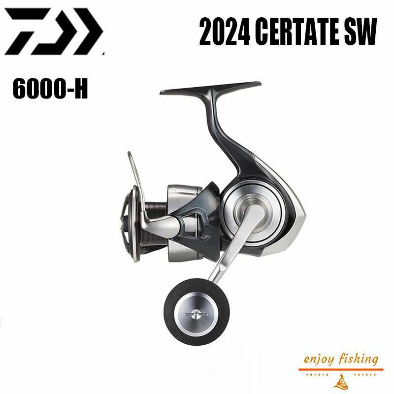 DAIWA 2024 CERTATE SW 6000H мультипликаторная катушка для морской рыбалки 6000H спиннинговая прочная и надежная рыболовные снасти