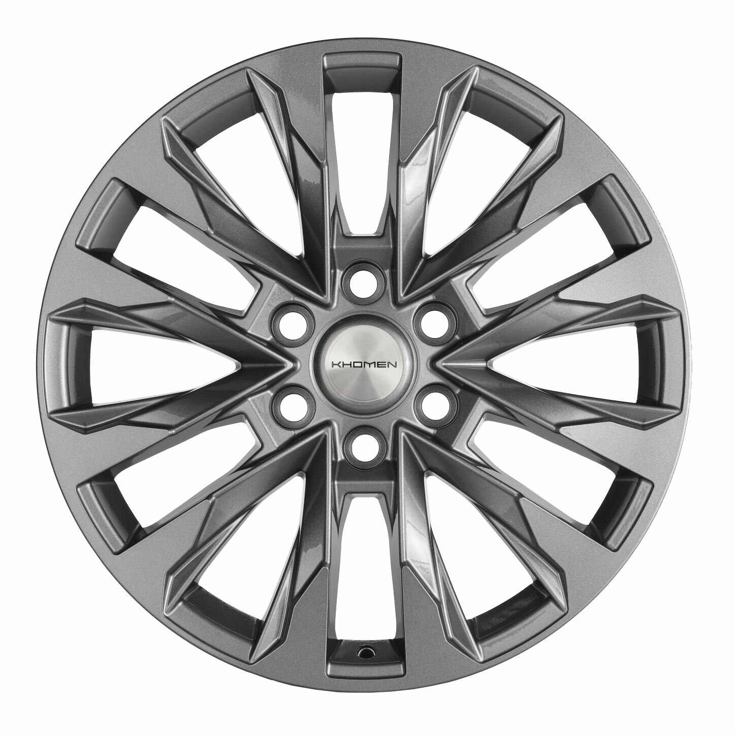 Колесный диск Khomen Wheels KHW2010 20x8" PCD6x139.7 ET36 D100.1 GRAY